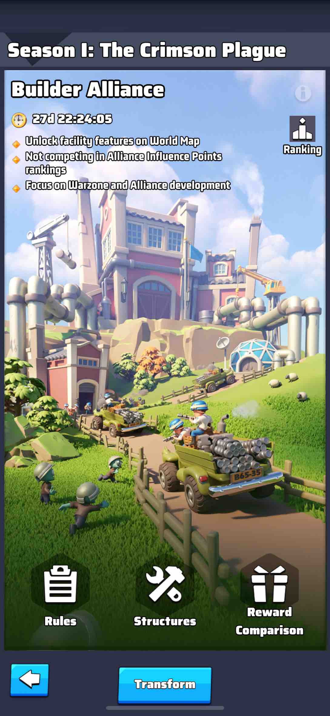 Season 1 Builder Alliance – Last War Support